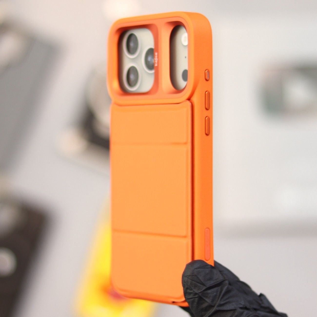 Kajsa Preppie Collection - Classic Stand Back Case-Orange-iPhone 17 Pro ...