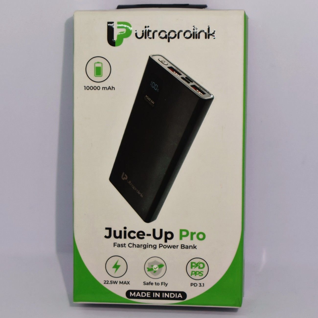 UltraProlink Juice-Up Pro-10000 mAh-Black - MobiiCare