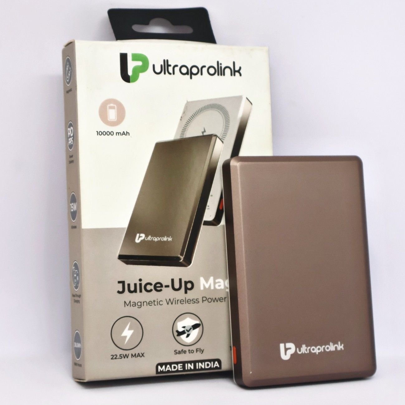 UltraProlink 10000 mAh Slimmest Wireless Magnetic MagSafe Power Bank ...